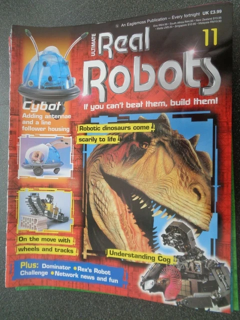 EAGLEMOSS UNUSED REAL Robots Magazine Ultimate ISSUE 11 no parts £3.99 ...
