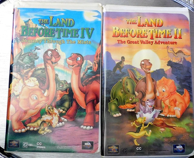 (2) THE LAND Before Time II & IV Vhs £7.39 - PicClick UK
