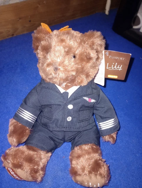 EASY JET LILY Cabin Crew Teddy Bear Plush Soft Toy £6.51 - PicClick UK