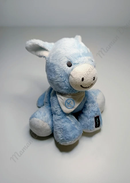 PELUCHE/DOUDOU REGLISS ÂNE Bleu Clair Bandana Blanc Les Amis 20cm ...