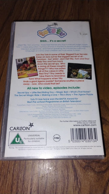 TOTS TV BIGGEST Ever Secret VHS PAL Childrens Video Very Rare £21.50 ...