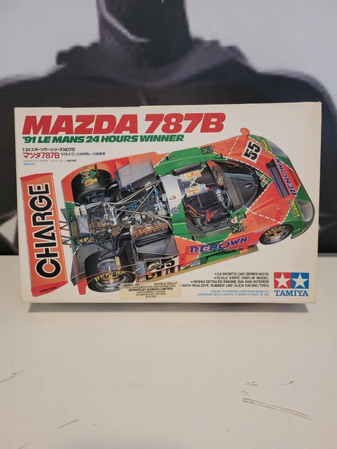 VTG TAMIYA 1/24 Mazda 787B ’91 Le Mans Winner Model Kit #24112 – Sealed Bags $99.99 - PicClick CA