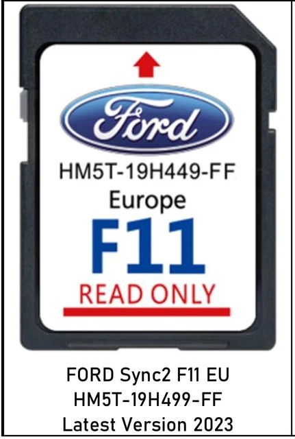 SD FORD F11 Sync2 Systems Map Of Europe Full 2023-24 Last Release £23. ...