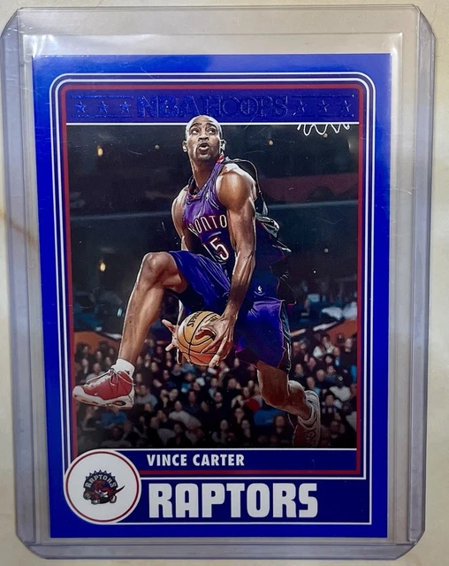 2023-24 PANINI NBA Hoops Vince Carter Tribute Bleu Parallel Raptors ...