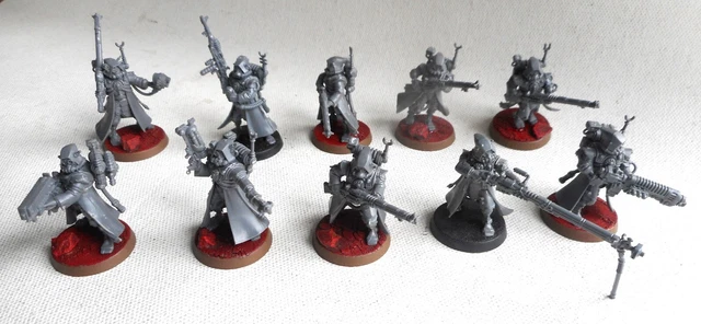 TEN WARHAMMER 40K Adeptus Mechanicus Skitarii Rangers. Plastic Games ...