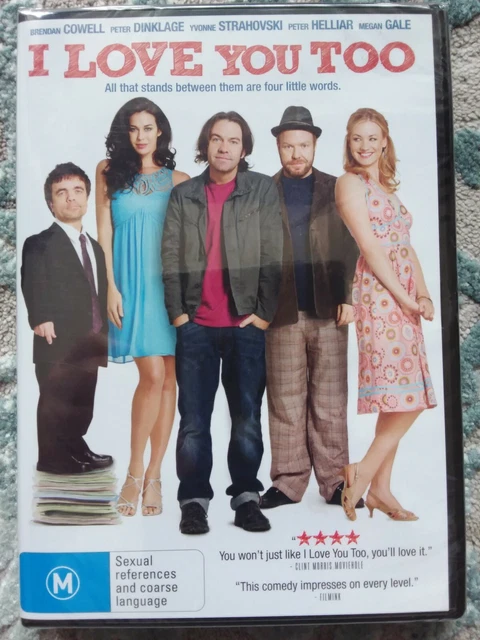 I LOVE YOU Too Dvd Peter Dinklage Genuine Region 4 New Sealed ...