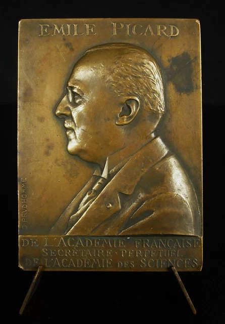 MEDAL 1927 EMILE Picard Mathematician Equations Intégrales. Sc G H Prud ...