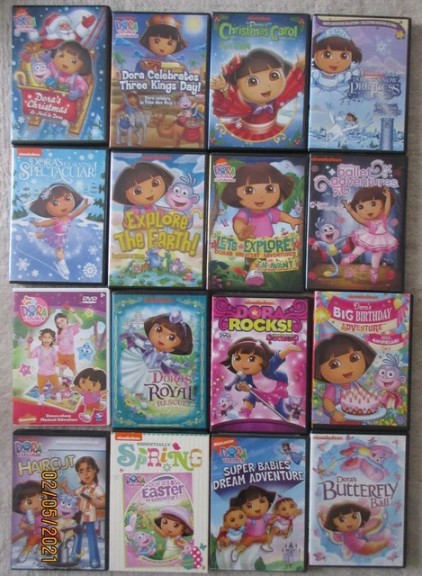 16 NICKELODEON DORA The Explorer DVD all different hours of viewing $35 ...