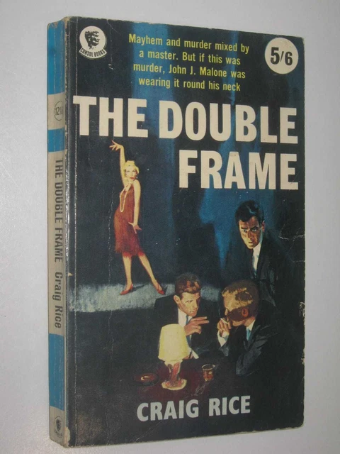 THE DOUBLE FRAME [John J. Malone Series #10] by Craig Rice Small PB $39 ...