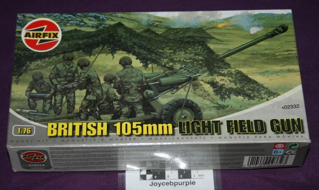 AIRFIX M119 BRITISH 105mm Light Field Guns 1:76 scale model kit A02332 ...
