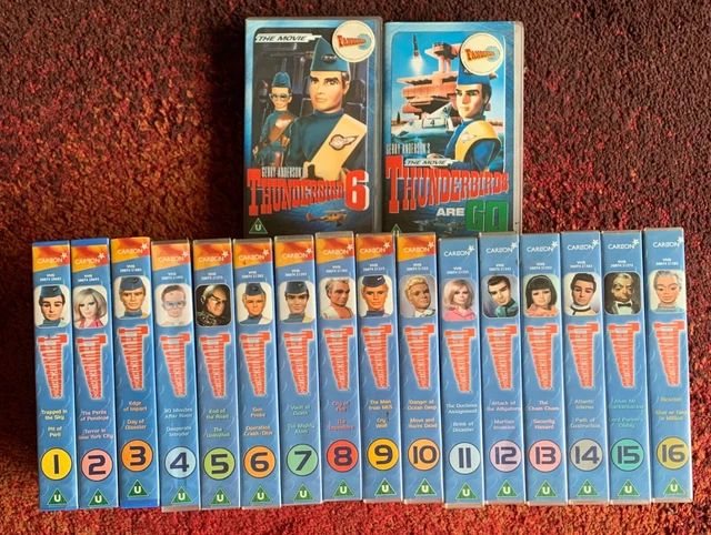 THUNDERBIRDS VHS COLLECTION No’s 1-16 plus Thunderbirds Are Go & Thunderbird 6 £65.00 - PicClick UK