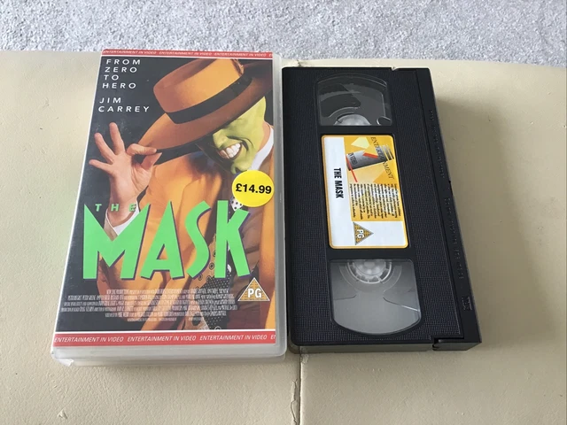 THE MASK STARRING Jim Carrey - VHS Video Movie Cassette Tape VGC 1995 £ ...