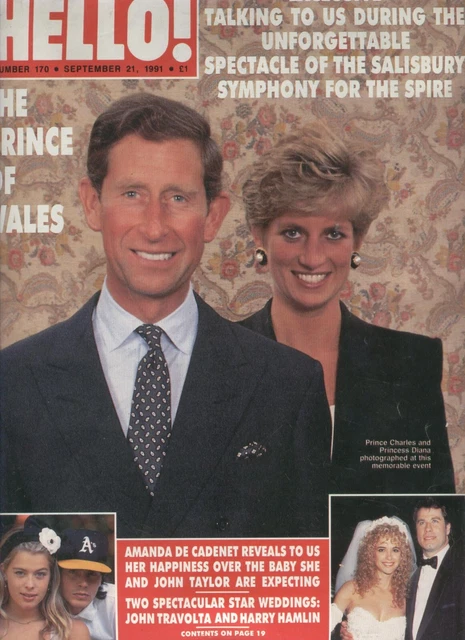 HELLO #170 HASSELHOFF Hamlin Sheridan Diana Amanda De Cadenet John ...