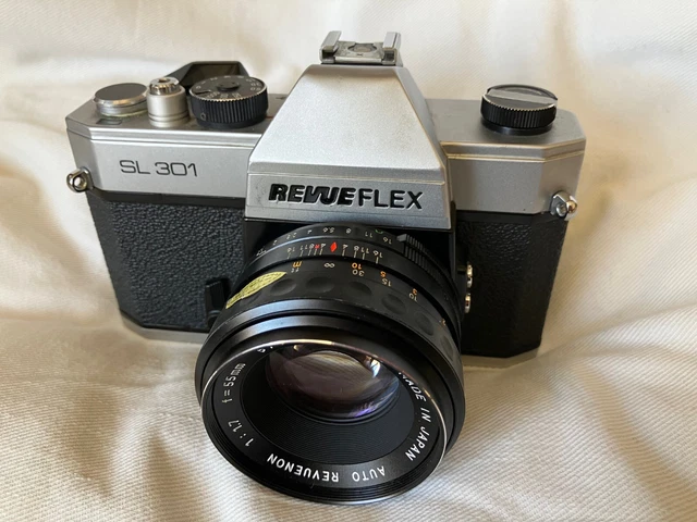 REVUEFLEX SL301, CÁMARA réflex carrete, tipo PRAKTICA, objetivo 55mm, rosca M42 EUR 75,00 ...