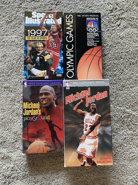 LOT MICHAEL JORDAN VHS Michael Jordan's Playground Dream Team 1997 ...