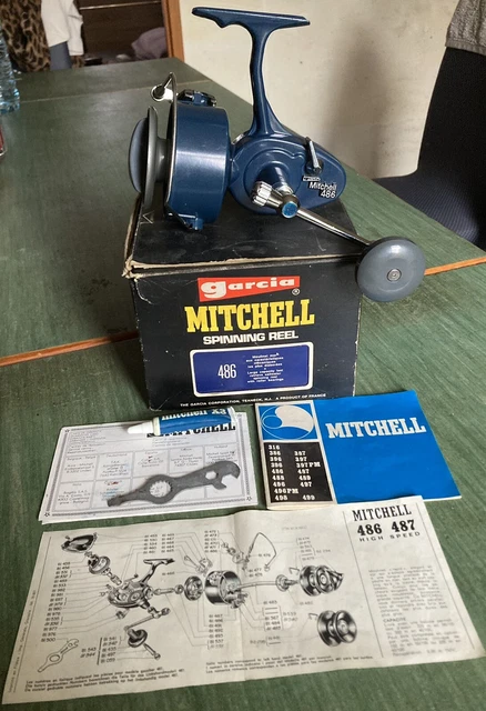 ANCIEN MOULINET DE Pêche En Mer Garcia Mitchell 468 Vintage EUR 150,00 ...