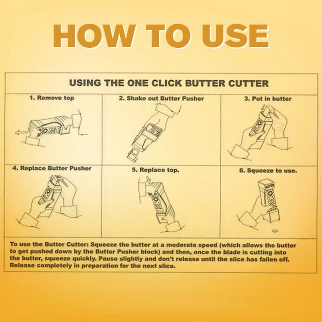 HANDHELD PORTABLE BUTTER Cutter Butter Slicer Cheese Slicer Cheese ...