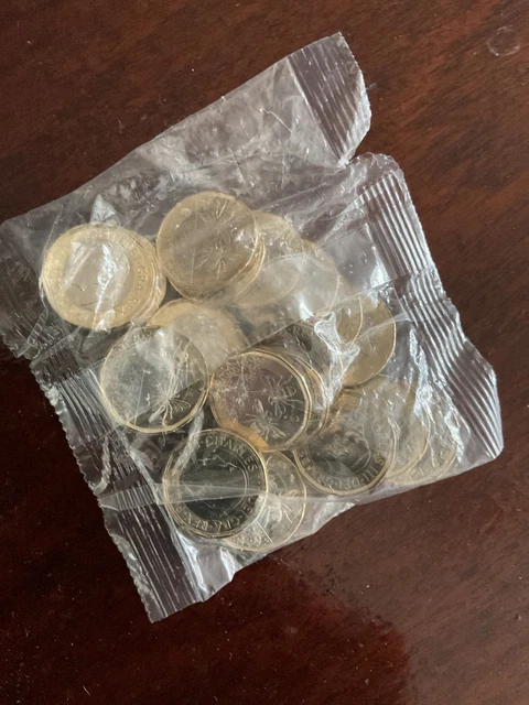 2023 KING CHARLES III Bee One Pound £1 Coin Sealed Bag Of 20 ...