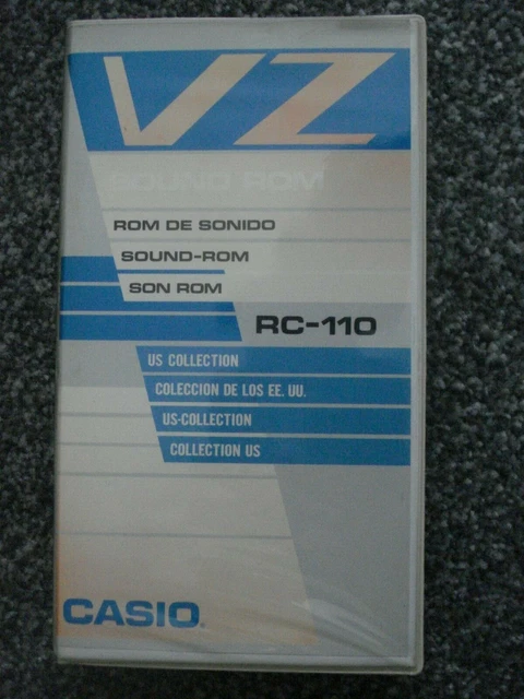 CASIO VZ1 ROM Card & Sound ROM U.S. Collection RC/110 2 Card Set £100. ...