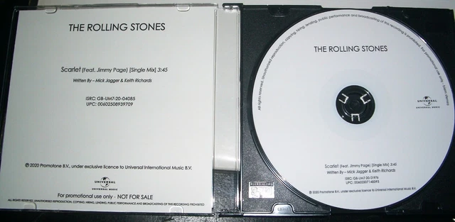 THE ROLLING STONES - SCARLET PROMO CD Single Extrem RAR Mint EUR 44,00 ...