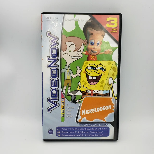 2004 VIDEO NOW Color Nickelodeon Nick Mix #1 3 Disc Pack Personal Video ...