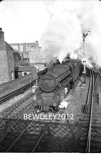 NEGATIVE 35MM LMS 5F 45337 LEAVING SPOTHPORT NO DATE RECORDED +RIGHTS £ ...