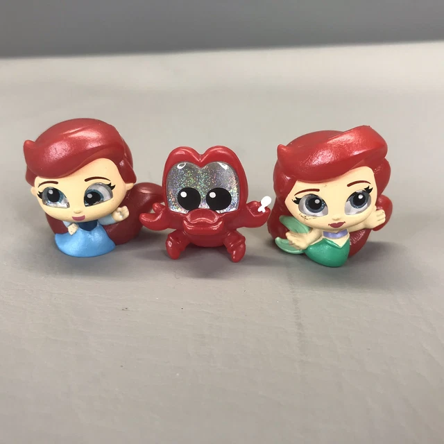 DISNEY DOORABLES THE Little Mermaid Ariel SEBASTIAN Lot of 3 £8.71 ...