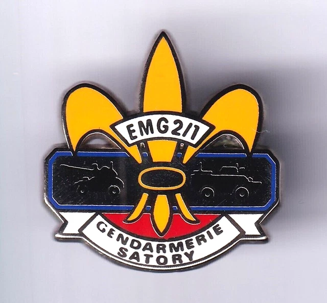 Rare Pins Pins Gendarmerie Nationale Egm Mobile Blinde 2 1 Satory