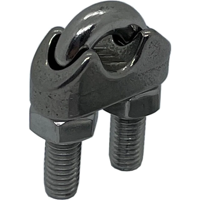 5X WIRE ROPE clamp U-clamp Stainless steel V2A 304 10mm Rope clamp Wire ...