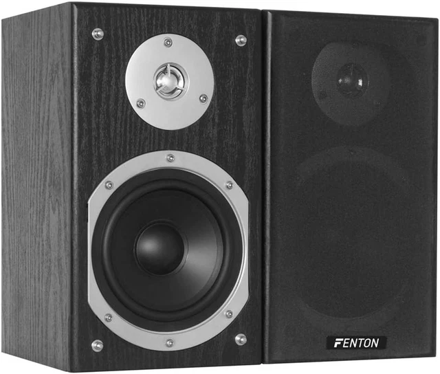BOOKSHELF PASSIVE SPEAKERS 140W Surround Sound HiFi 2-Way Home Audio ...