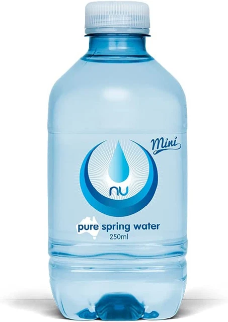 NU-PURE BEVERAGES NATURAL Spring Water, 100% Recycled and Recyclable ...