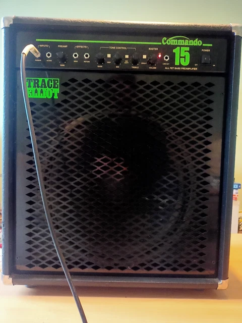 TRACE ELLIOT COMMANDO 15 150W Bass Combo Amplifier 1 x 15" £37.12 ...