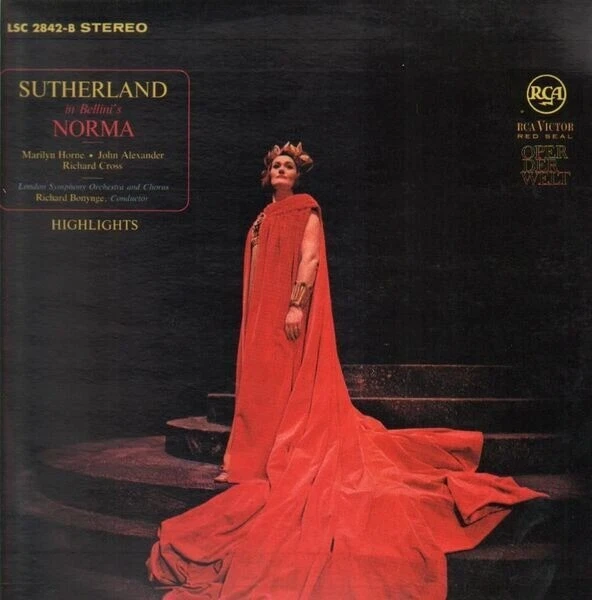 LP BELLINI, SUTHERLAND, Marilyn Horne, John Alexander Norma NEAR MINT ...