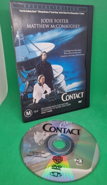 CONTACT (DVD, 1997) ~ R4 - Jodie Foster, Mathew McConaughey -VGC $10.79 ...
