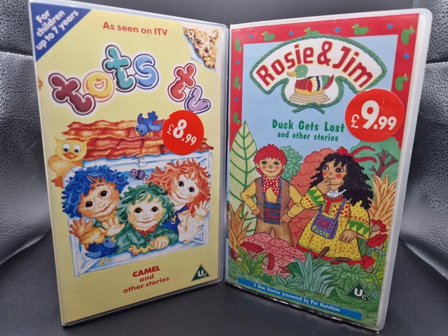 ROSIE & JIM Duck Gets Lost And Tots TV Camel Vtg Kids tv series UK PAL ...