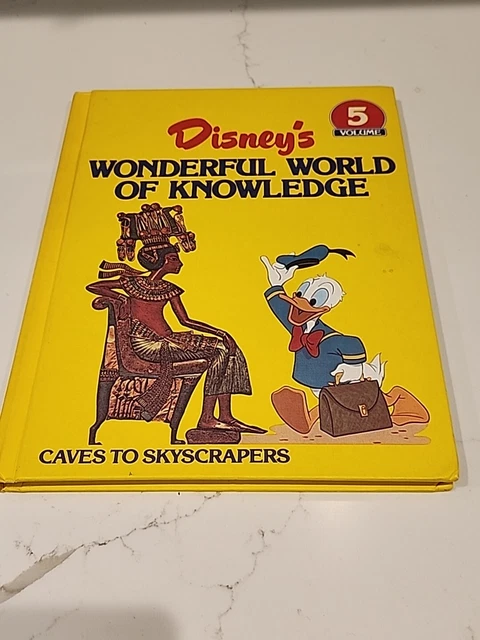 DISNEY'S WONDERFUL WORLD of Knowledge Volume 5 Caves to Skyscrapers ...
