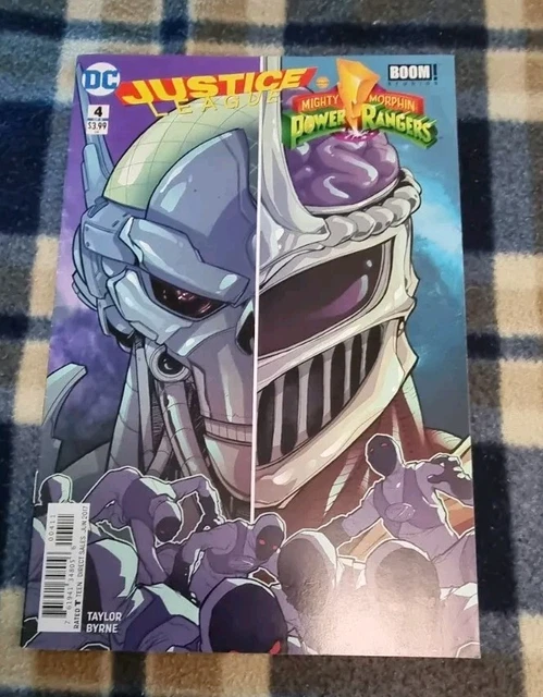 JUSTICE LEAGUE MIGHTY Morphin Power Rangers #4 Main Cover New/Unread DC ...