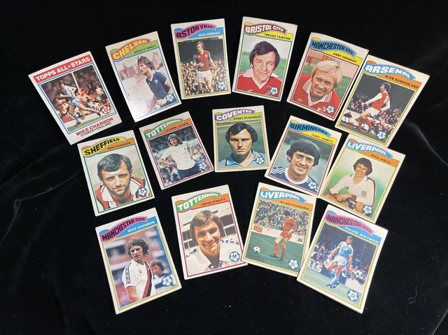 VINTAGE 1978 ORANGE Back TOPPS CHEWING GUM FOOTBALL SOCCER PLAYER CARD ...