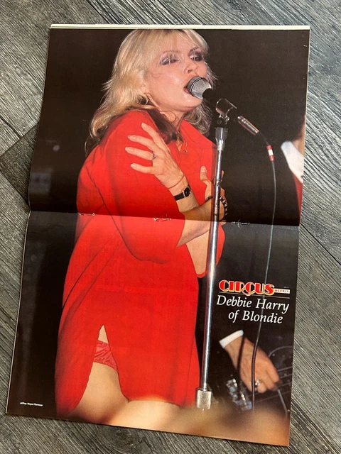 CIRCUS MAGAZINE 1979 Debbie Harry Poster Rush Band Prog Sex Pistols Sid ...