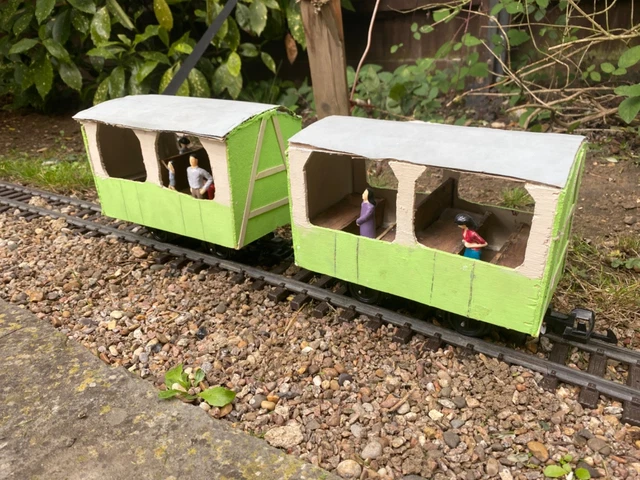 2X G GAUGE Victorian Style Open Coaches £21.48 - PicClick UK