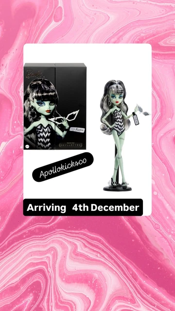 MONSTER HIGH X Barbie Frankie Stein Skullector Doll Limited Edition £99 ...