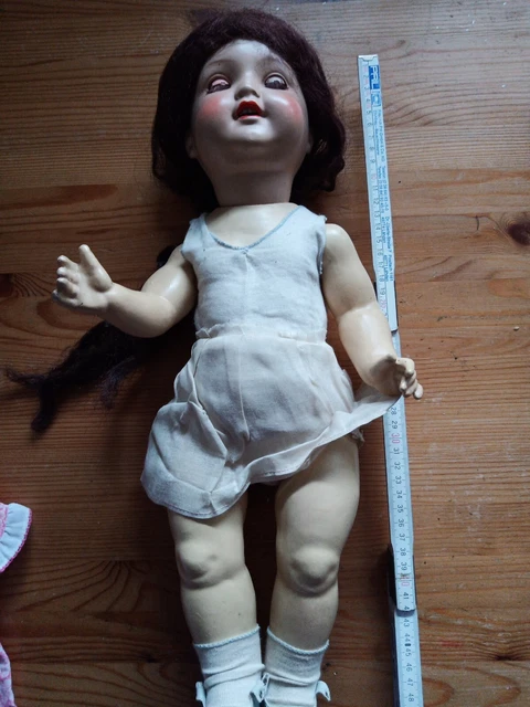 SONNEBERGER PUPPE 2966 Porzellanfabrik Ende 40er Jahre EUR 50,00 ...