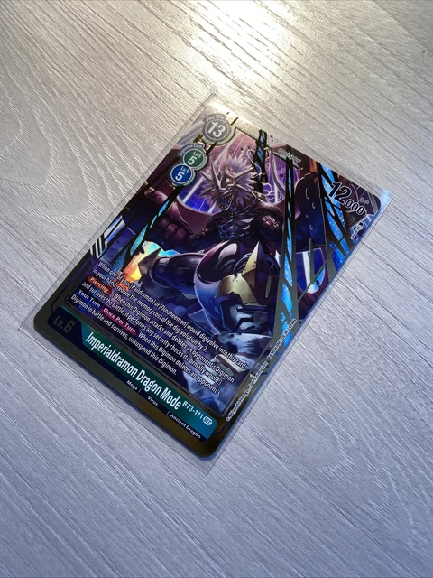 IMPERIALDRAMON DRAGON MODE Secret Rare Digimon BT3-111 SEC MINT Pack to Sleeve $25.00 - PicClick CA