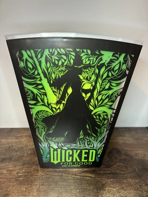 CINEWORLD WICKED FOR Good LED Light Up Limited Edition Popcorn Bucket ...