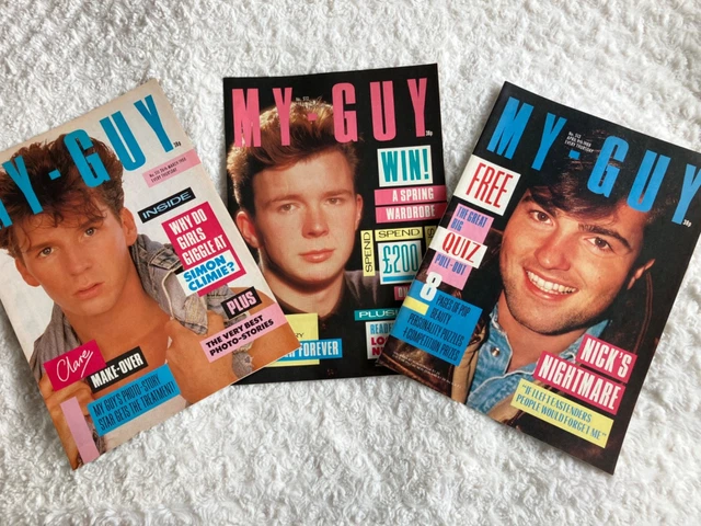 3 X MY Guy Magazine Issue 511 512 513 1988 Rick Astley Nick Berry ...