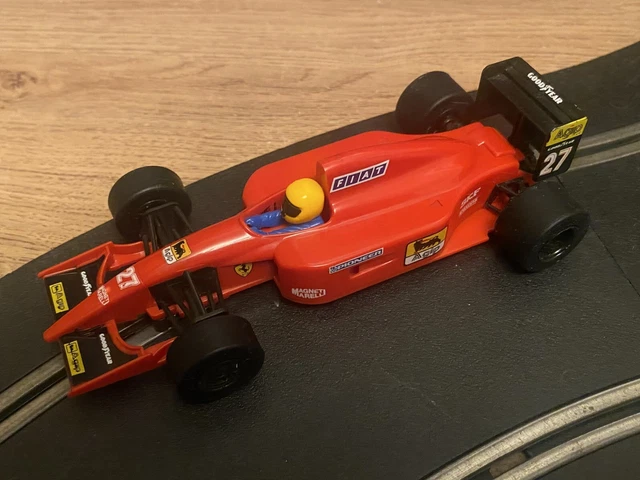 SCALEXTRIC RARE VINTAGE Ferrari 643 formula 1 F1 Indy car # 27 superb ...