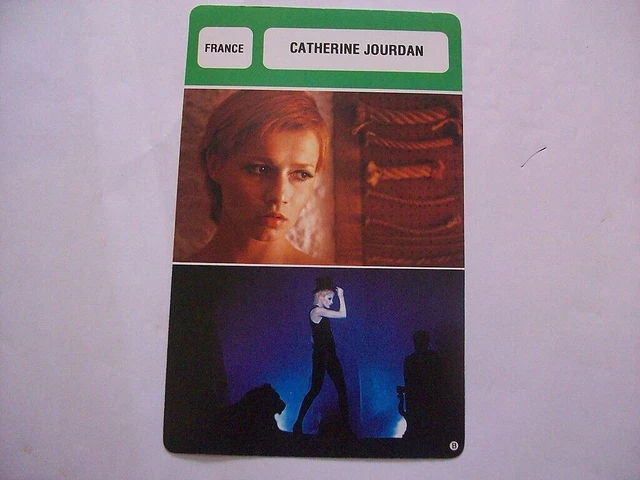 CARTE FICHE CINEMA 1971 L'EDEN ET APRES Catherine Jourdan Pierre Zimmer ...