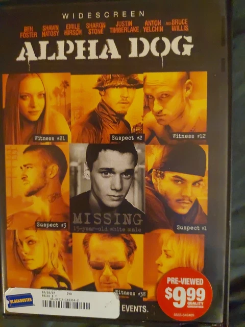 ALPHA DOG [MALE Alpha] Widescreen (DVD, 2007) $6.00 - PicClick