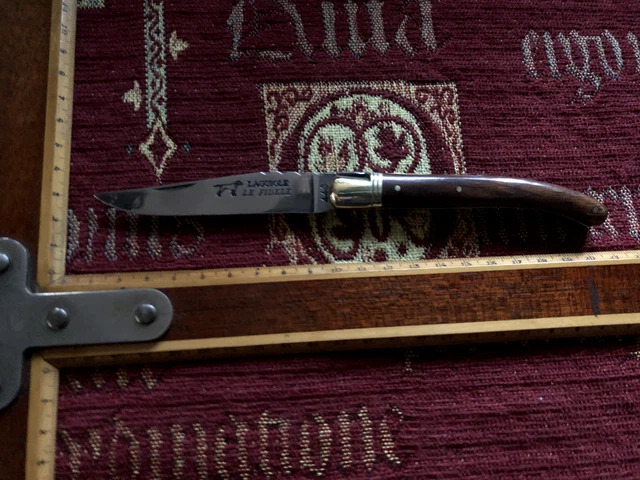 COUTEAU ANCIEN RARE LAGUIOLE LE FIDELE logo chien antique knife ...