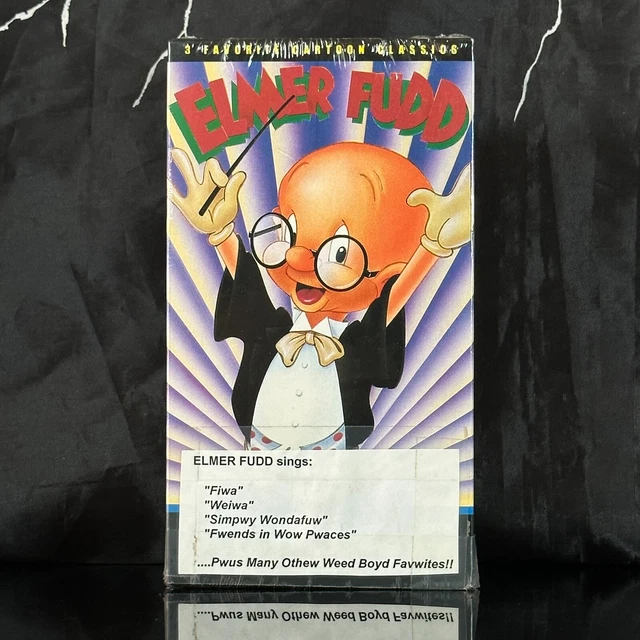ELMER FUDD (VHS, 1989) 3 Favorite Cartoon Classics (Re-Sealed) £4.58 ...